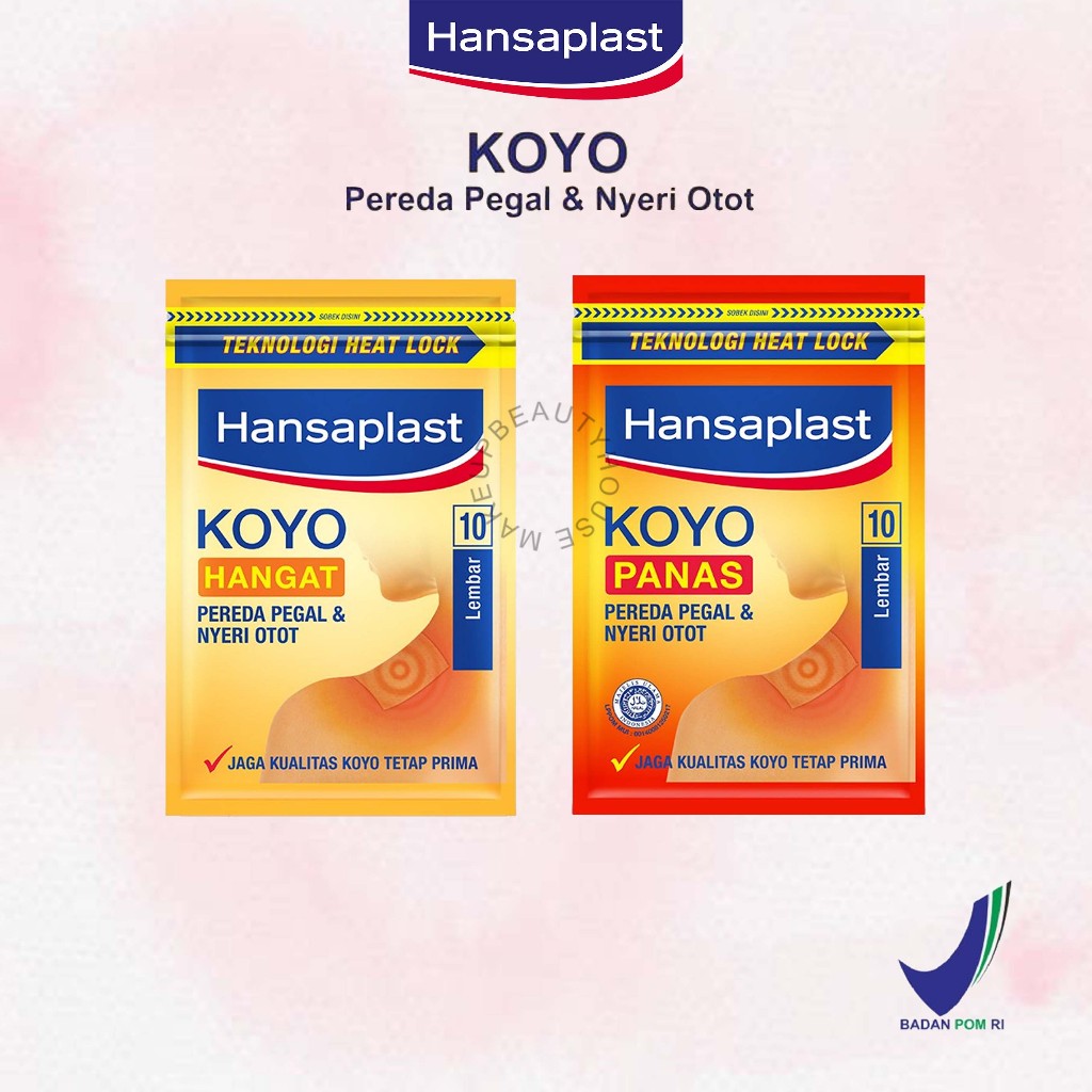 Jual HANSAPLAST Koyo Hangat | Koyo Panas Resealable - 10 Sheets - Zip ...