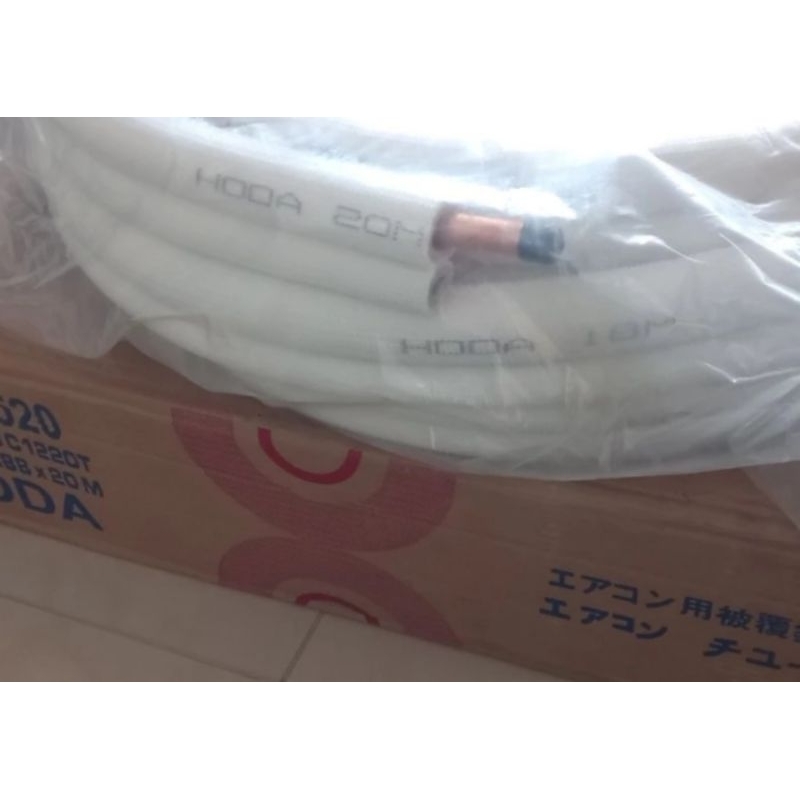 Jual Pipa AC 3-5PK Pipa set Hoda HD3520 3/8 X 5/8 X 20M | Shopee Indonesia