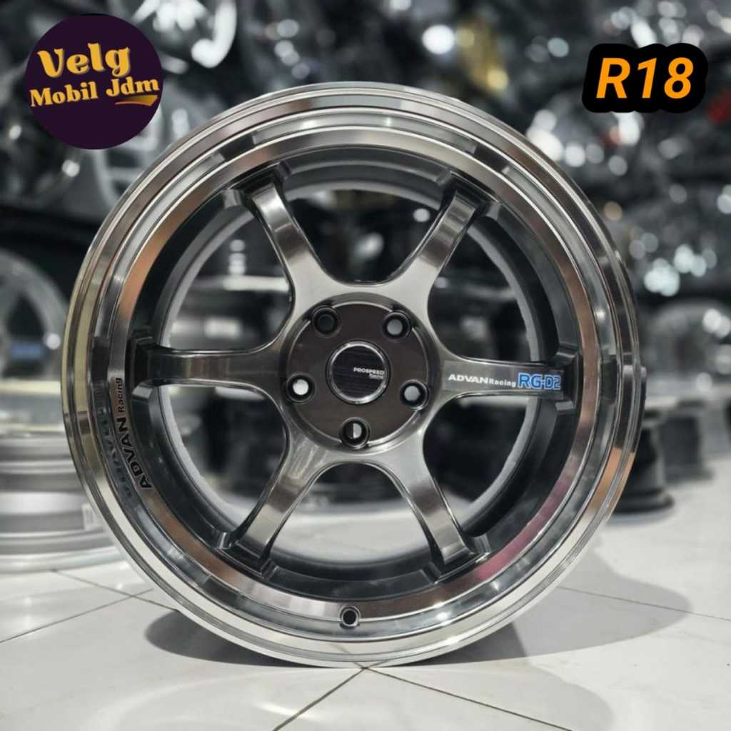 Jual velg racing 18 ADVAN RG D2 FLOW FORMING R18 Innova civic Ertiga Xl7 | Shopee Indonesia