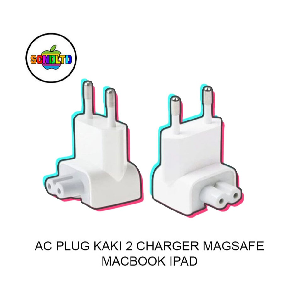 Jual Kepala Charger AC Plug Magsafe Macbook Pro Air Ipad kaki 2 ...
