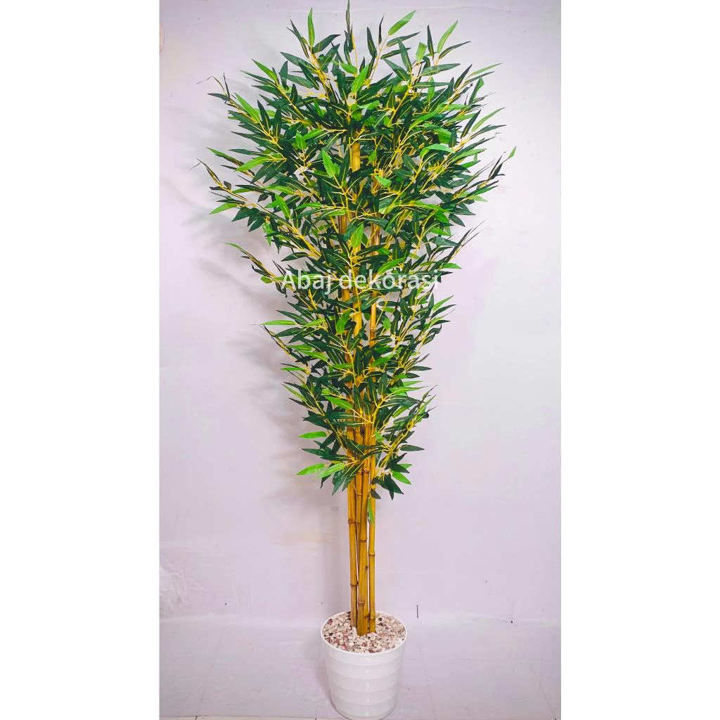 Jual Pohon Bambu Artificial 170cm pohon hiasan bunga dekorasi pohon ...