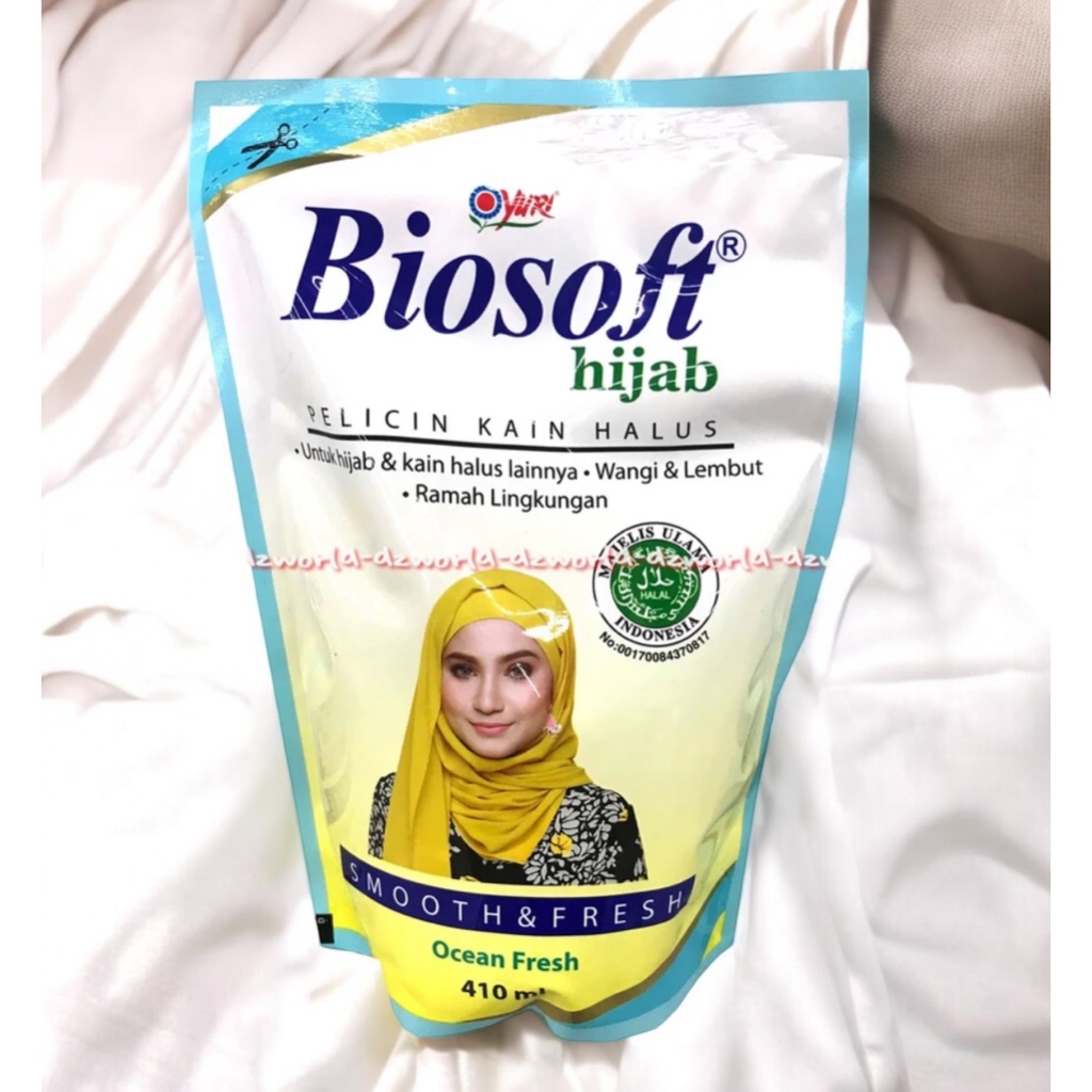 Jual Biosoft 410ml Hijab Pelicin Ocean Fresh Pelicin Untuk Kain Hijab & Kain Halus Lainya Refill ...