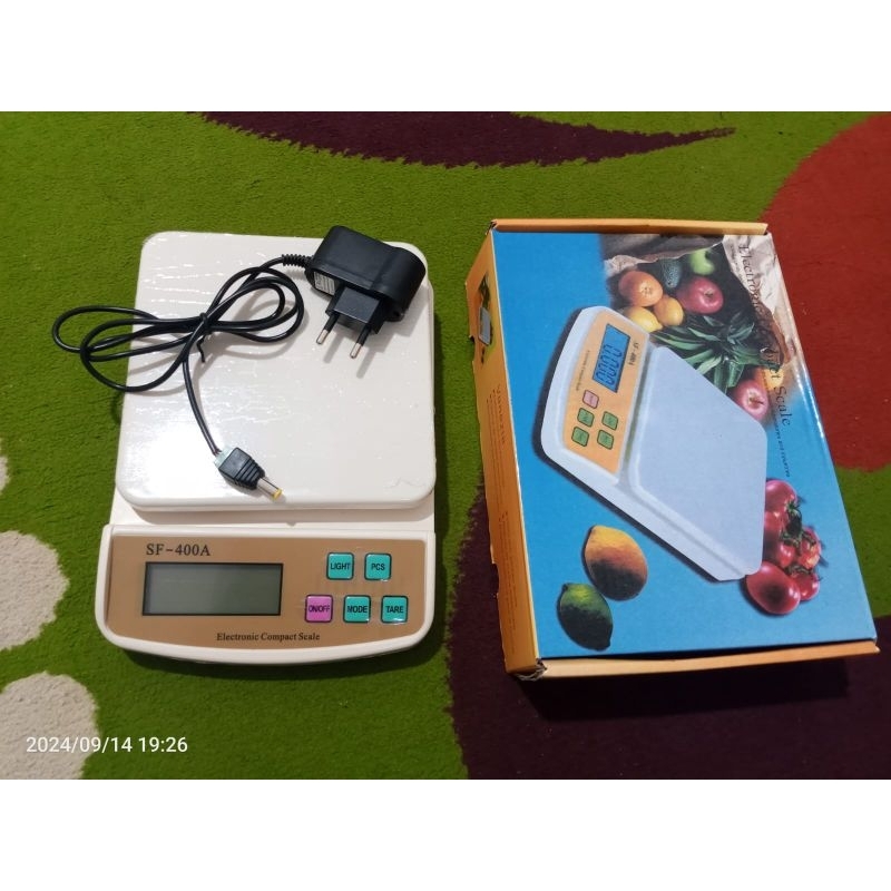 Jual Timbangan Dapur Roti Kue sf400A 10 KG 1Gram / Digital Kitchen ...