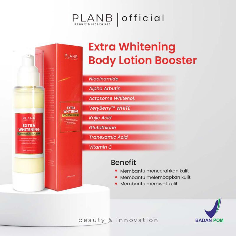 Jual EXTRA WHITENING BODY LOTION BOOSTER PLAN B (LOTION DOSTING BPOM ...