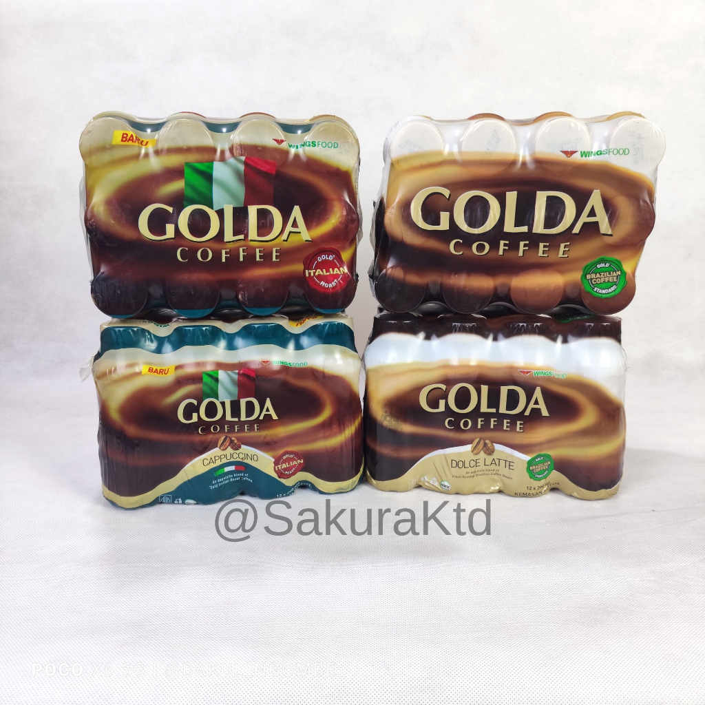 Jual 1 Pak - Golda Coffee 200 ml | Kopi Golda 12 botol | Cappucino ...
