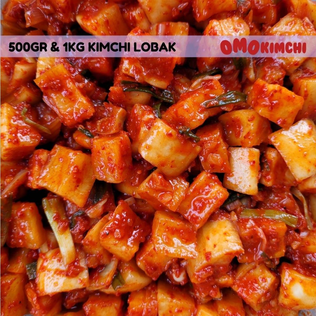 Jual 500gr & 1kg Kimchi lobak korean food omokimchi medan | Shopee ...