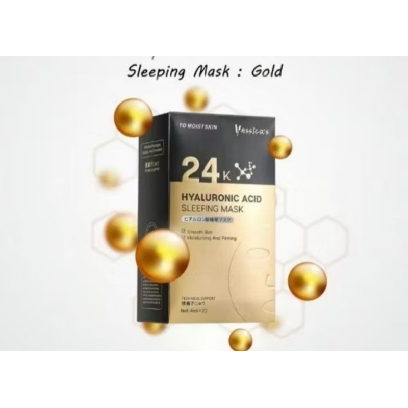 Jual YESSICA SLEEPING MASK ISI 20 SACHET ( HYALURONIC ACID 25K ...