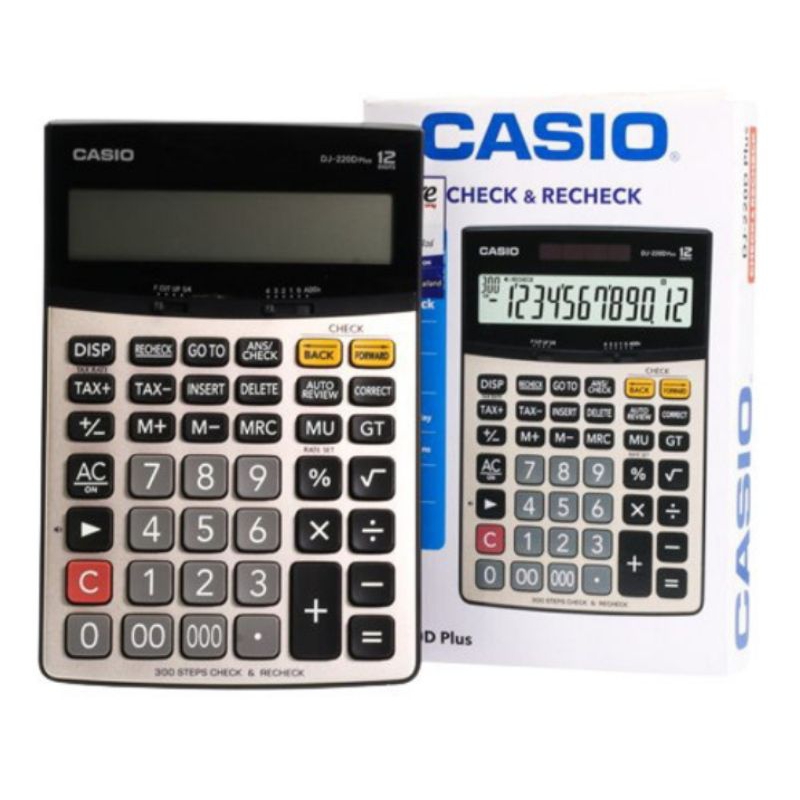 Jual Calculator Casio (DJ-220D Plus) Original | Shopee Indonesia