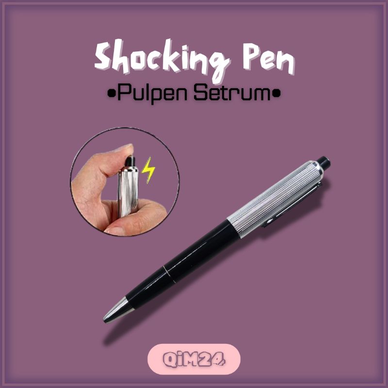 Jual Mainan Prank Pulpen Setrum - QiM24 | Shopee Indonesia