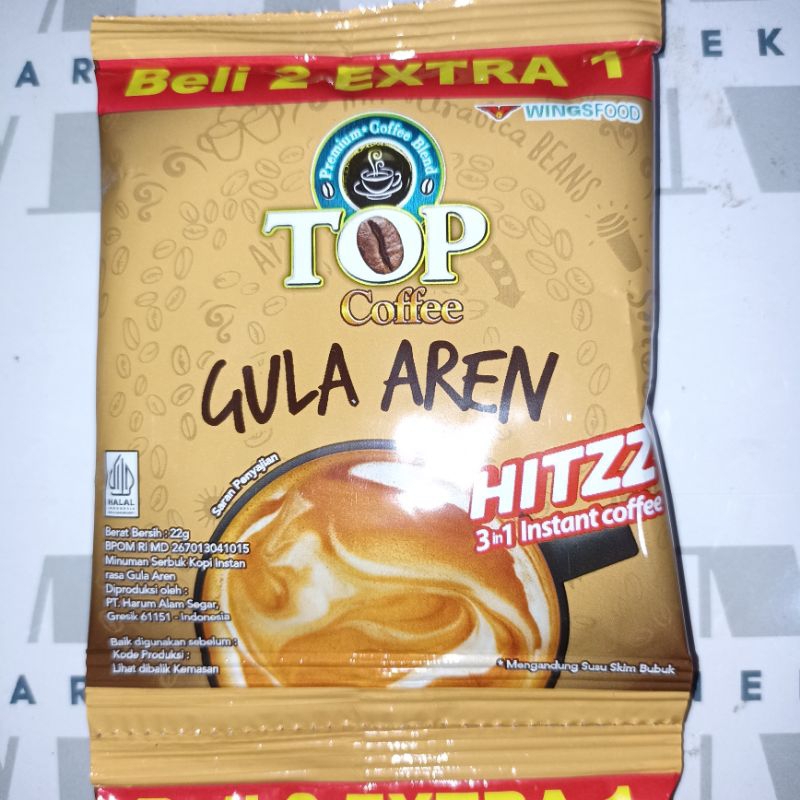 Jual Top Coffee Gula Aren Kopi Instan 3in1 1 Renceng Isi 15 Sachet ...