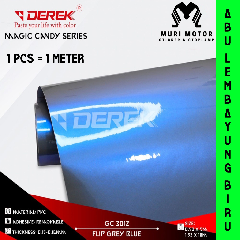 Jual Skotlet abu lembayung biru bunglon Derek Stiker skotlite mutiara ...