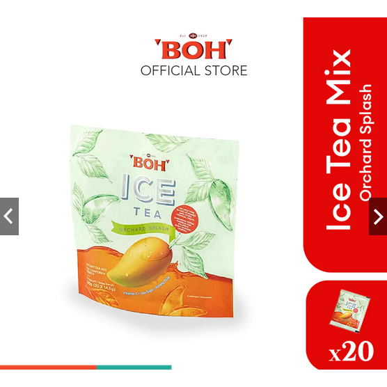 Jual BOH Ice Tea Orchard Splash (20's) | Shopee Indonesia