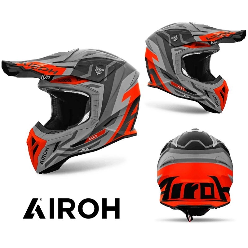 Jual HELM AIROH AVIATOR ACE 2 GROUND HELMET | Shopee Indonesia