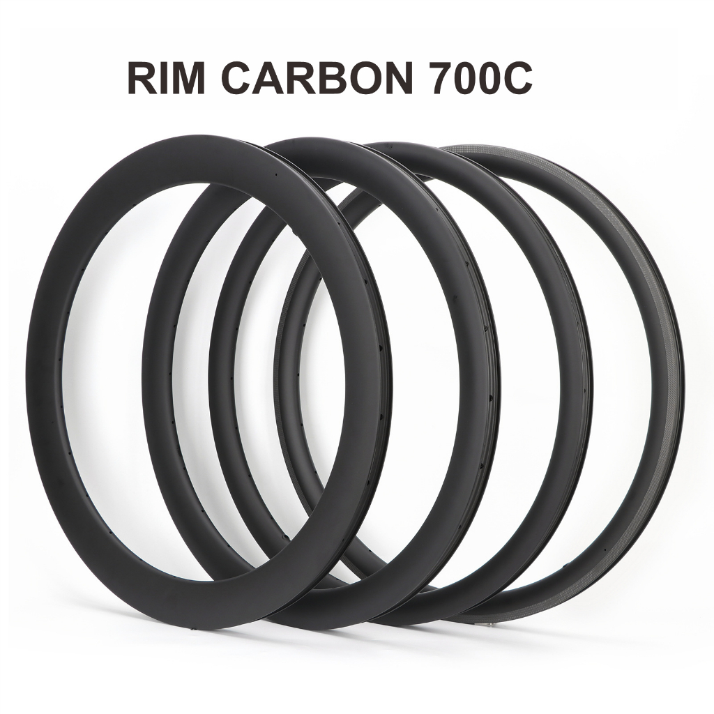 Jual Carbon Rims Velg Sepeda Roadbike Trakbike Fixie Carbon 700C 50Mm ...