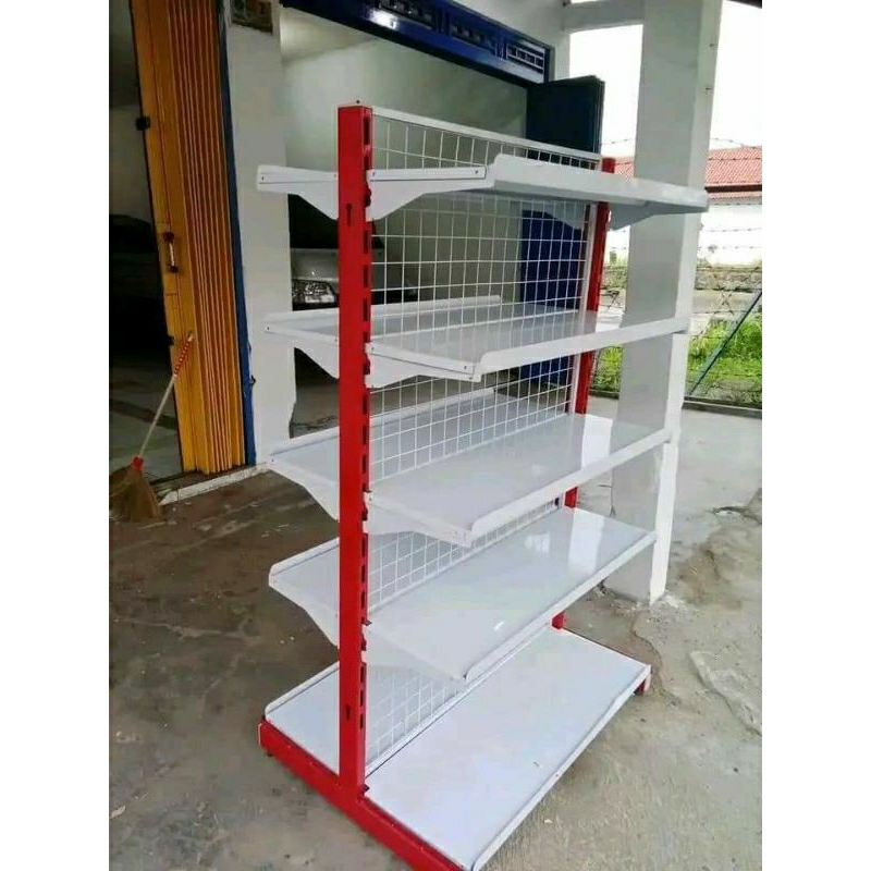 Jual Rak Minimarket Gondola Double | Shopee Indonesia