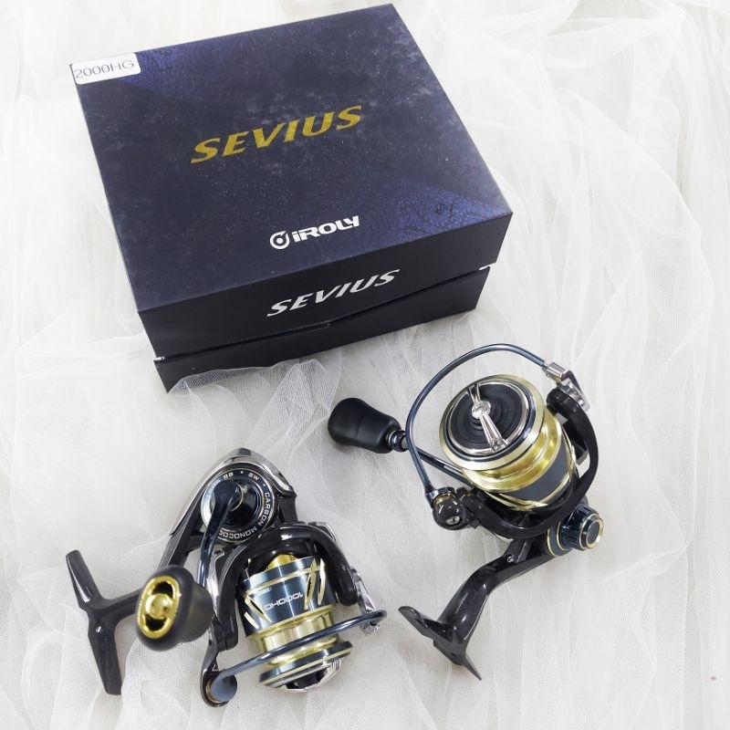 Jual reel iroly sevius MQ carbon ( monocoque ) seri HG & S 1000HG 1000S ...