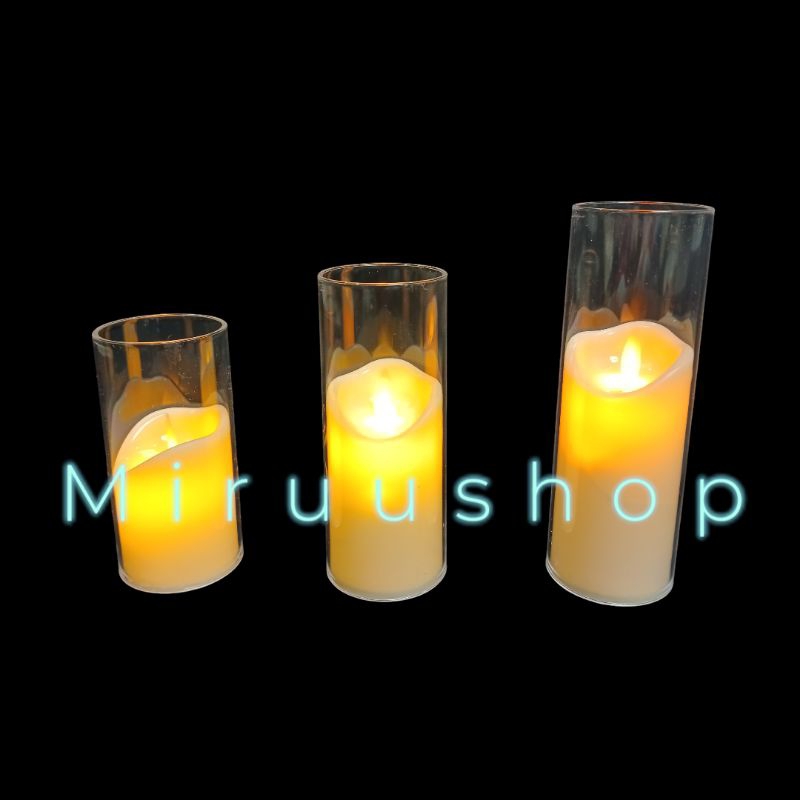 Jual Lilin elektrik LED premium hias korea aesthetic lilin natal lilin ...