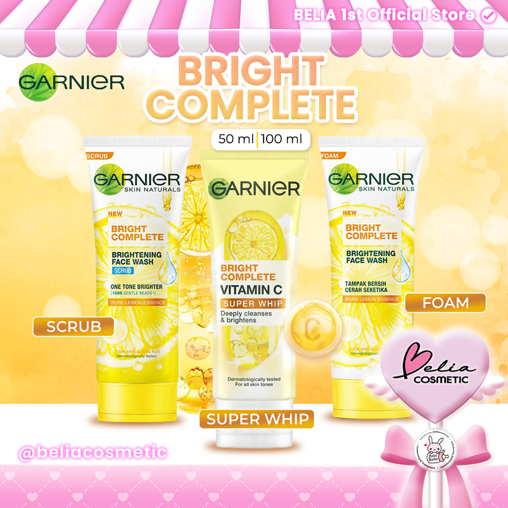 Jual BELIA Garnier Light Complete Bright Complete Brightening Foam ...
