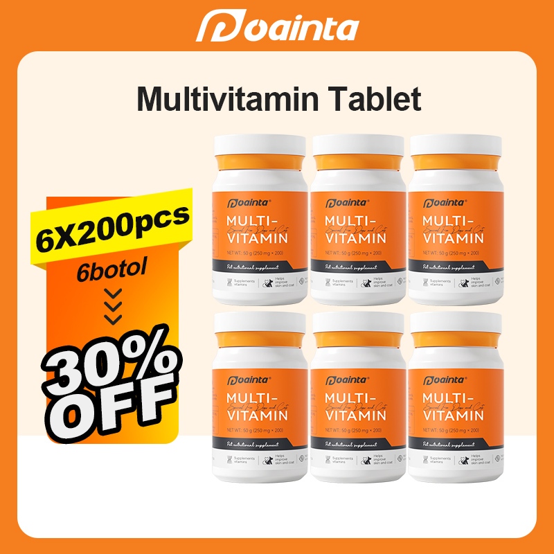 Jual PUAINTA Multi Vitamin Kucing Anjing Vitamin Kucing Gemuk Dan Bulu ...