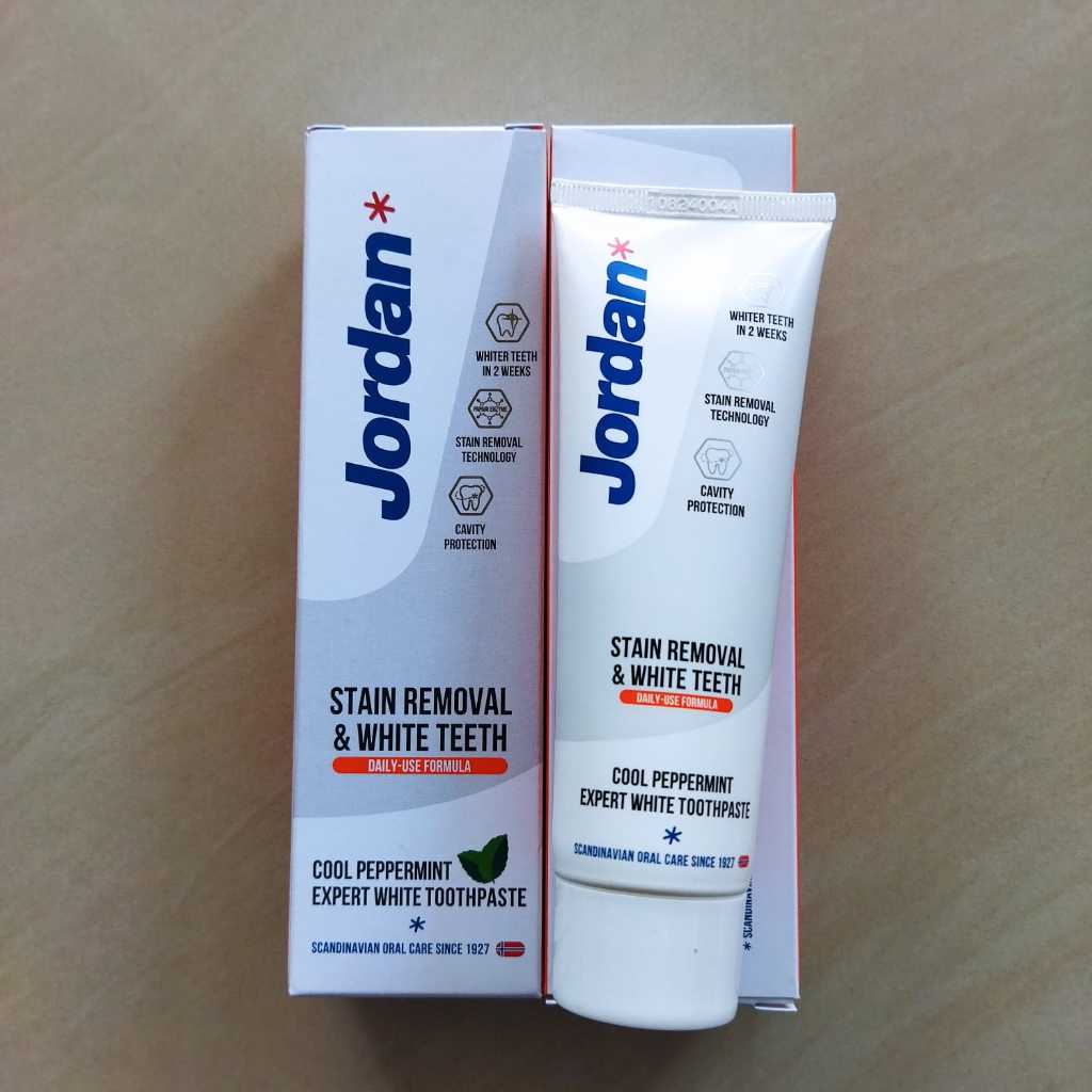 Jual Jordan Toothpaste Cool Peppermint Expert White 100gr | Pasta Gigi ...