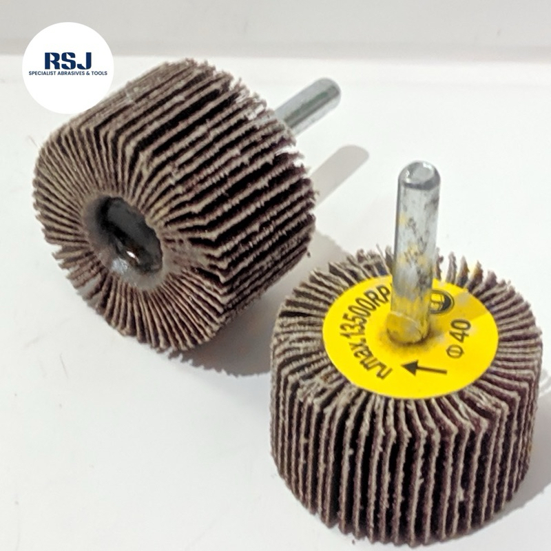 Jual Fan grinder 40x25x6 mm grit 80/flap wheel/amplas gagang | Shopee ...