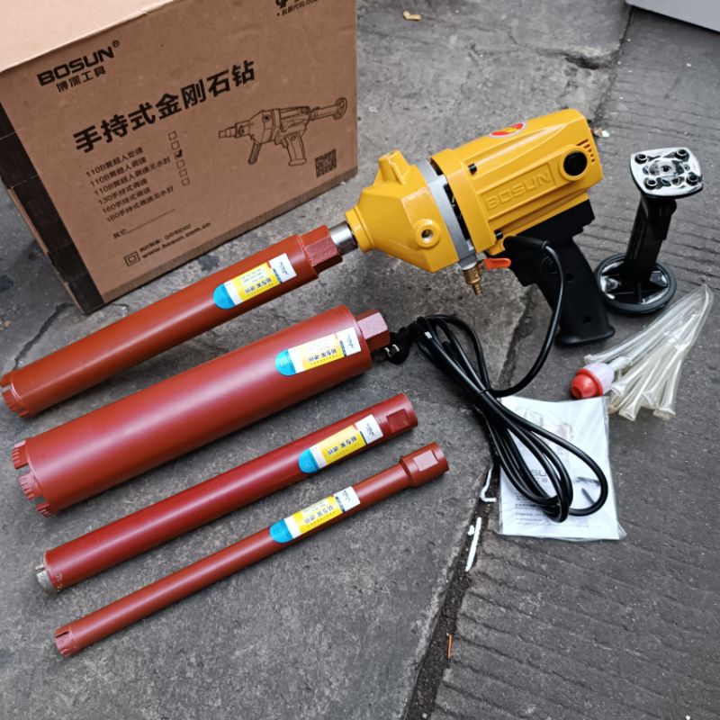 Jual Mesin Bor Beton 4 inch Bosun mesin bor coring core drill 4 inch ...