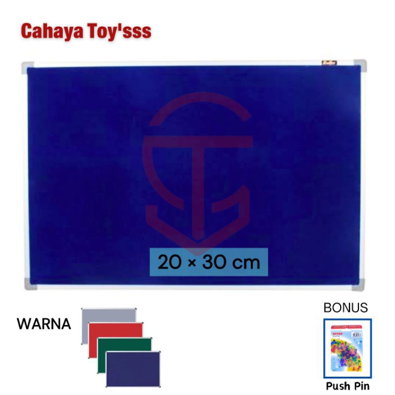 Jual Soft Board / Pin Board / Mading Karpet Gantung 20 × 30 cm | Shopee ...
