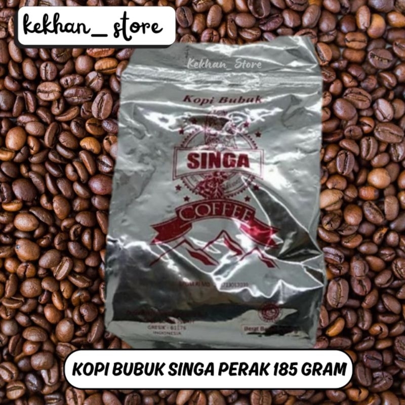 Jual Kopi Bubuk Singa Perak 185gr | Shopee Indonesia