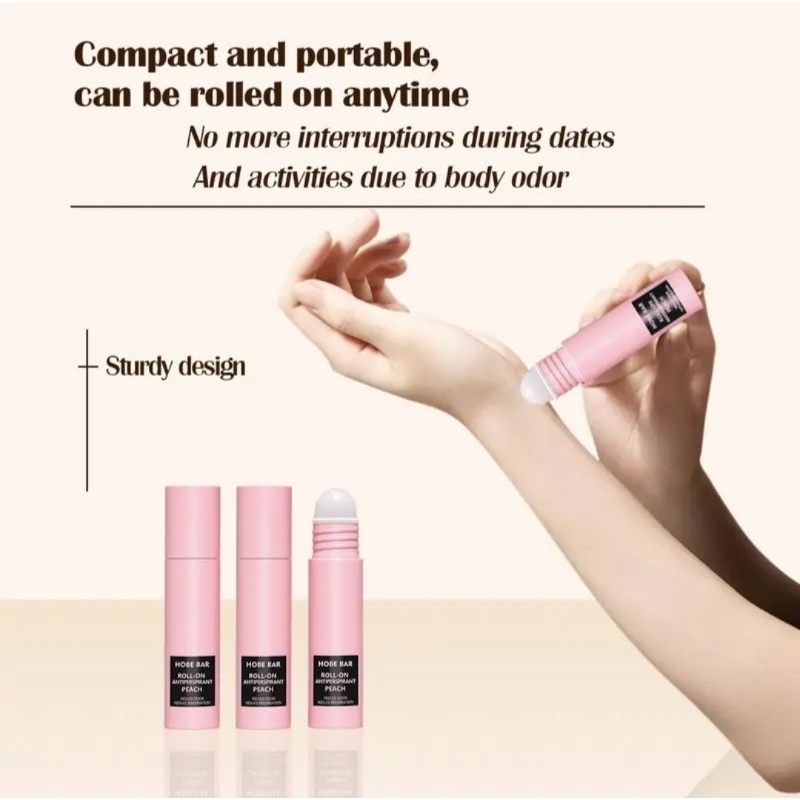 Jual HOBE BAR White Peach ScentedAntiperspirant, Suitable for Both Men ...