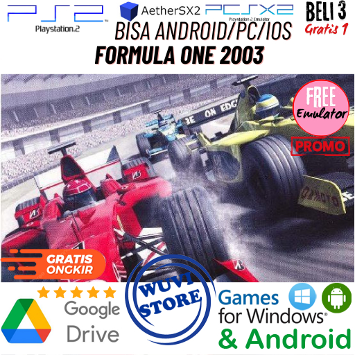 Jual PS 2 Formula One 2003 | Bisa di PC / Android / IOS Plus Emulator ...