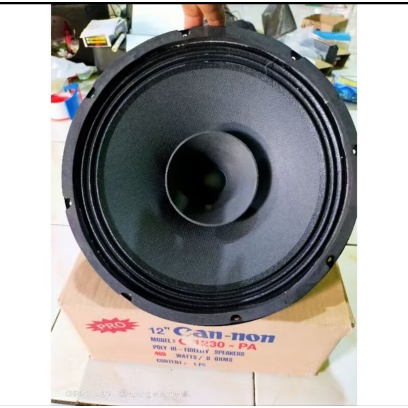 Jual spiker canon 12 inch full range 400wat 8 ohm | Shopee Indonesia