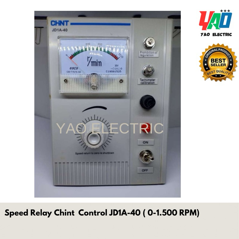 Jual Speed Relay Chint Control JD1A-40 ( 0-1.500 RPM) | Shopee Indonesia