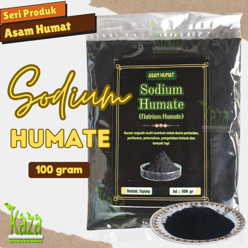Jual Pembenah Tanah Asam Humat Sodium Humate 100 gram - Natrium Humat Pupuk Organik | Shopee ...