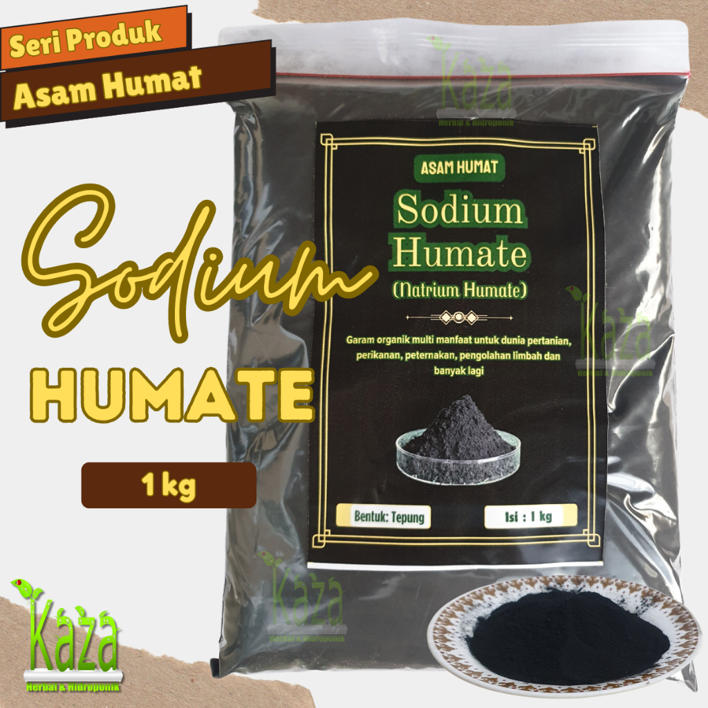 Jual Pembenah Tanah Asam Humat Sodium Humate 1 kg - Natrium Humat Pupuk Organik | Shopee Indonesia