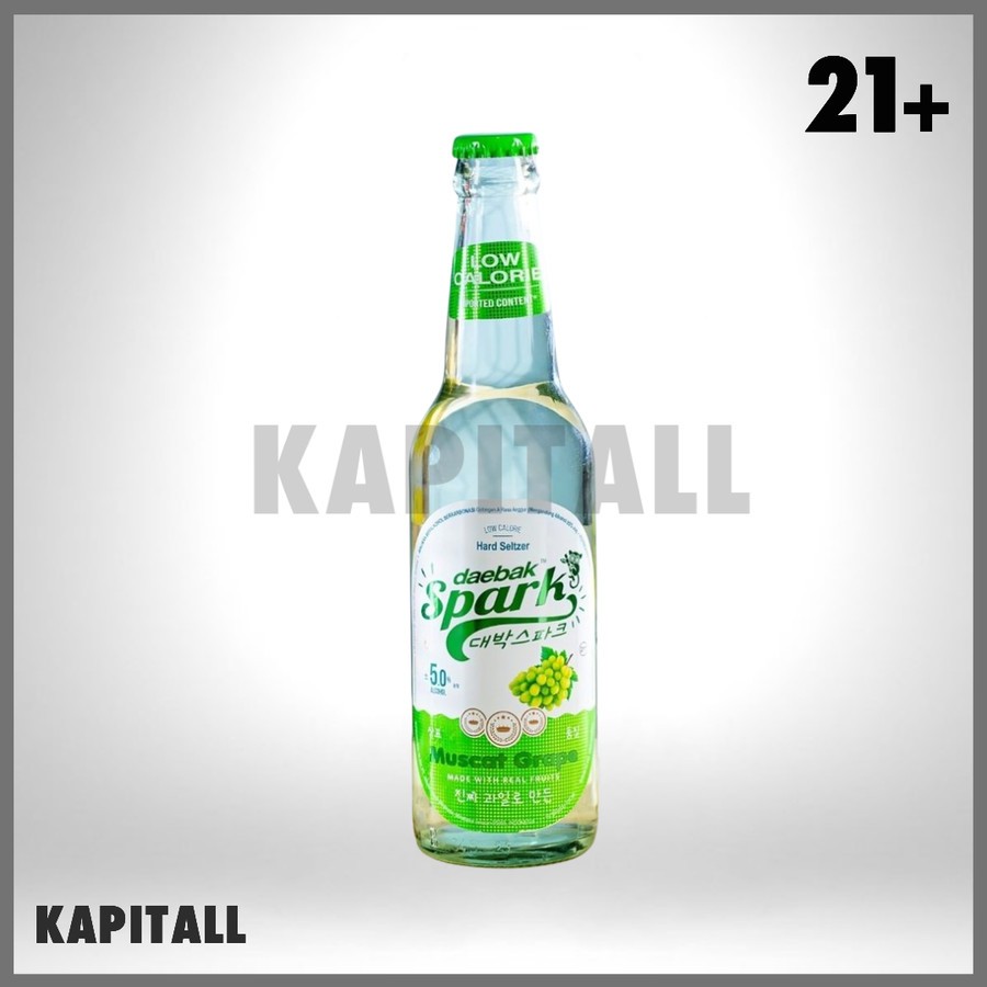 Jual BEER DAEBAK SPARK MUSCAT GRAPE 330ml | Shopee Indonesia