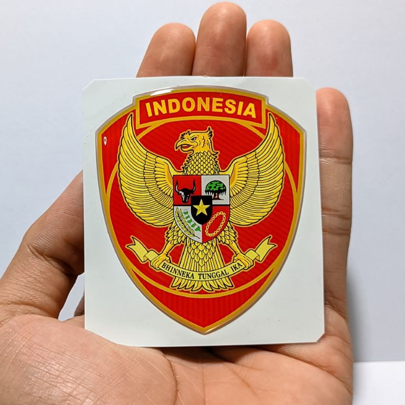 Jual LOGO TIMNAS INDONESIA NEW Emblem sticker timbul lentur | Shopee ...