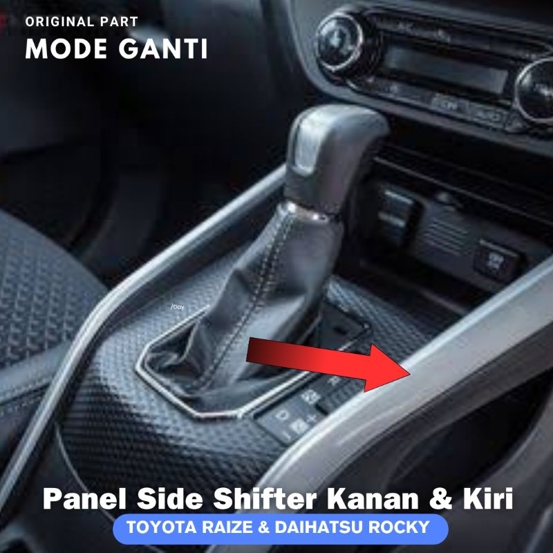 Jual PANEL SIDE SHIFTER KANAN DAN KIRI TOYOTA RAIZE & DAIHATSU ROCKY ...