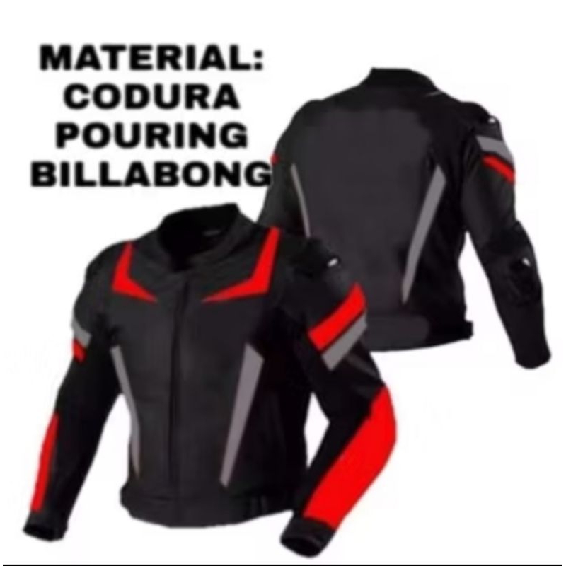 Jual Jaket Touring Motor Full protektor Saffety Windproof Anti Angin ...