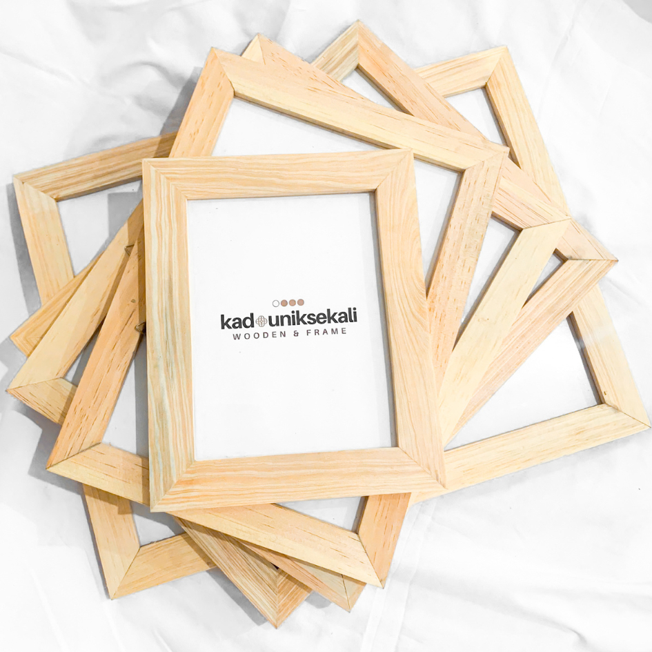 Jual MINIMALIS FRAME BINGKAI KAYU 3D JATI BELANDA KACA ANTI PECAH FRAME ...