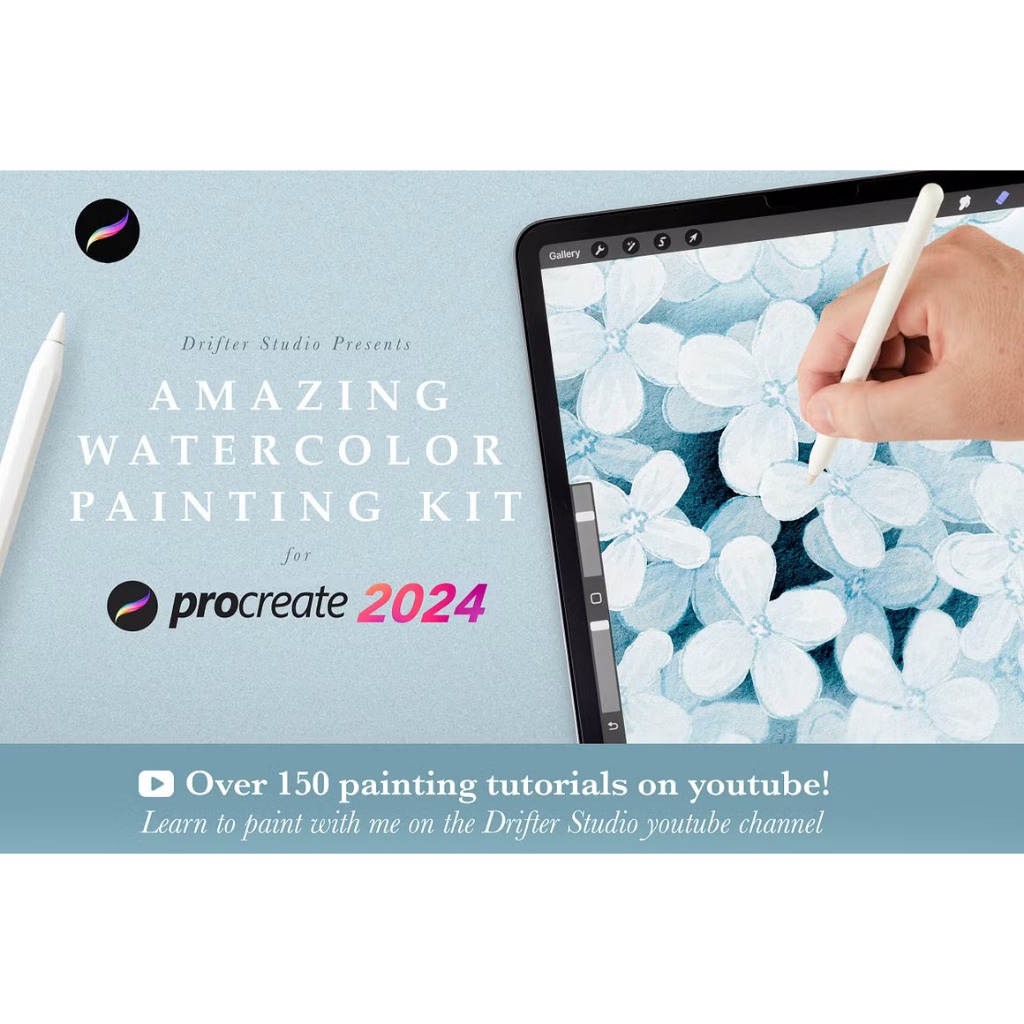 Jual Procreate Brush - Amazing Watercolor Kit Premium + Watercolor ...
