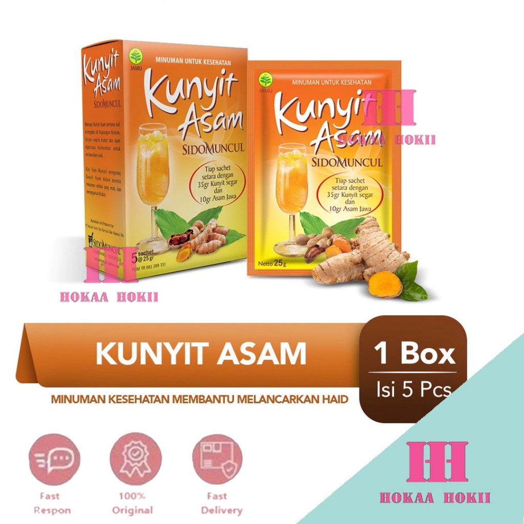 Jual Sido Muncul Minuman Kunyit Asam 1 Box Isi 5 Sachet | Shopee Indonesia