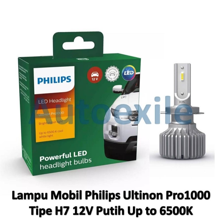 Jual Philips LED H7 12V PX26d White Putih Lampu Dekat Low Beam atau ...