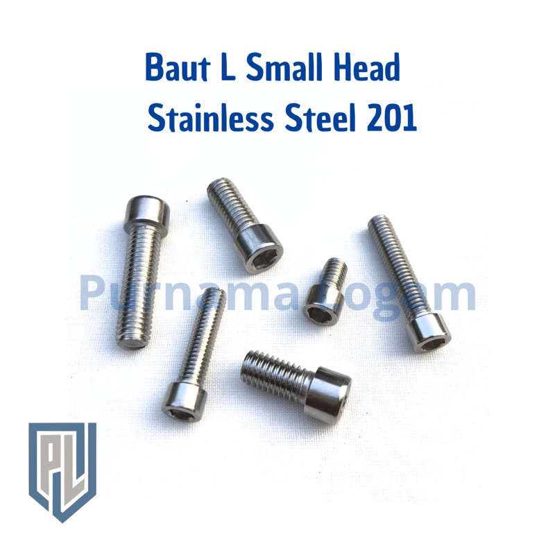 Jual Baut L Small Head M5 x 25 ( 2,5 cm ) Stainless Steel 201 | Shopee ...