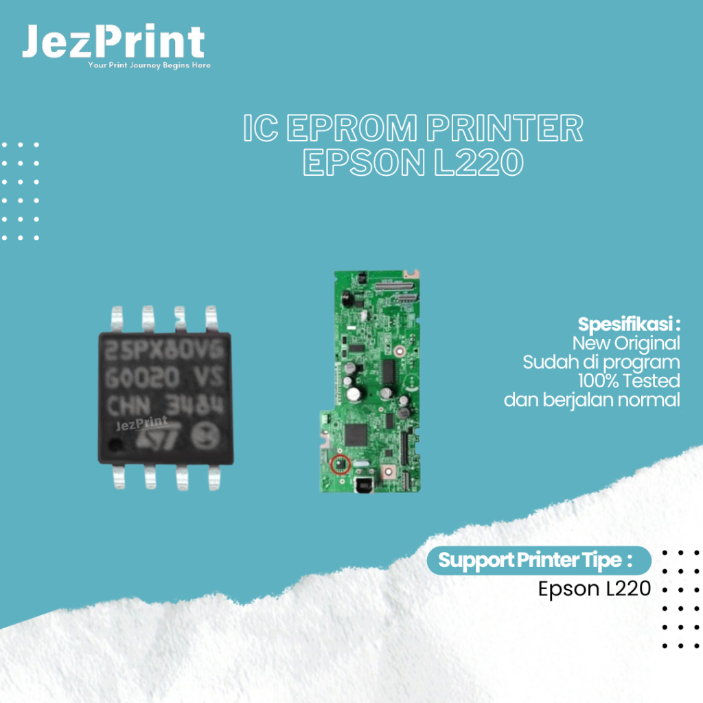 Jual IC Eprom Epson L220, IC Counter L220, IC Reset Epson L220 ...