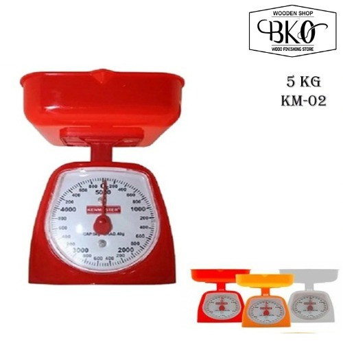 Jual Timbangan Kue Kenmaster manual Timbangan Dapur Analog 5 Kg ...