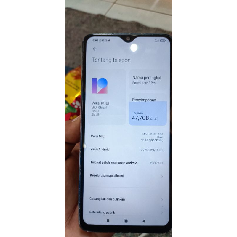 Jual mesin Redmi note 8 pro 6/64 normal tested | Shopee Indonesia