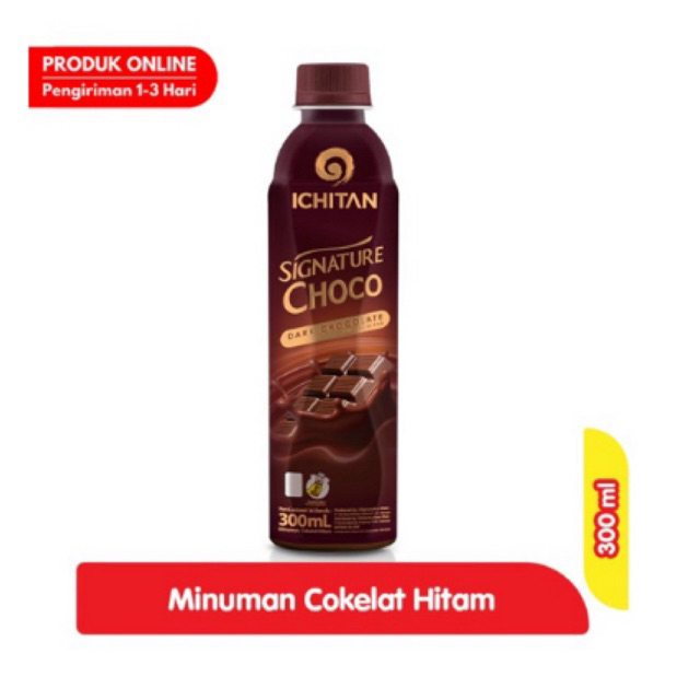 Jual Ichitan Signature Choco Minuman Cokelat Hitam 300 ml | Shopee ...