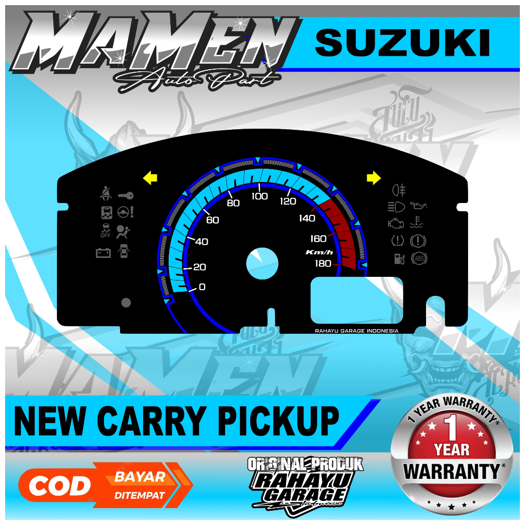 Jual PAPAN SPEEDOMETER CUSTOM SUZUKI NEW CARRY PICKUP | Shopee Indonesia