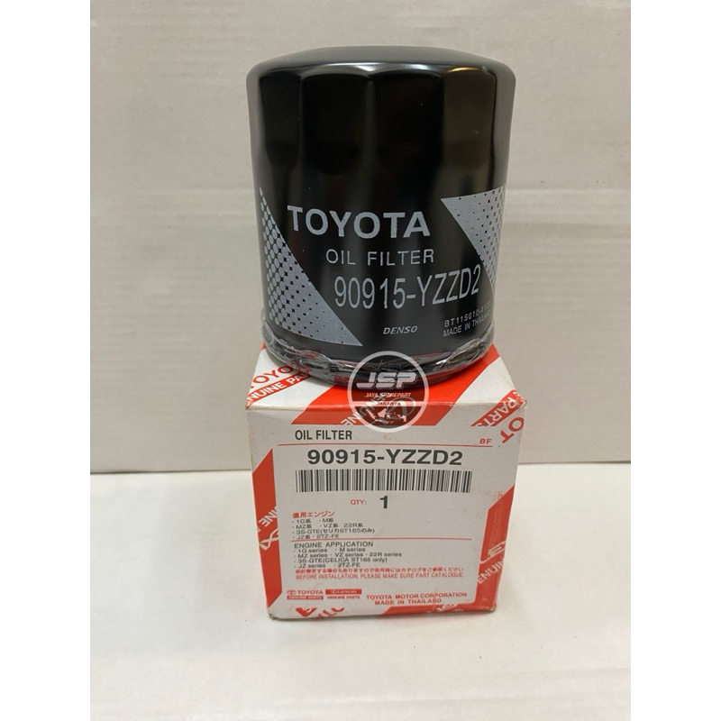 Jual FILTER OLI INNOVA REBORN FORTUNER HILUX BENSIN DIESEL 90915-YZZD2 ...