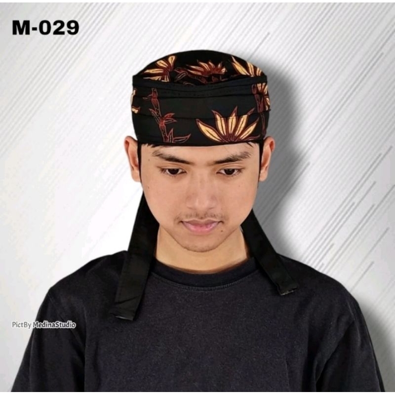 Jual peci iket imamah batik ikat kepala arafi aa sunda model terbaru ...